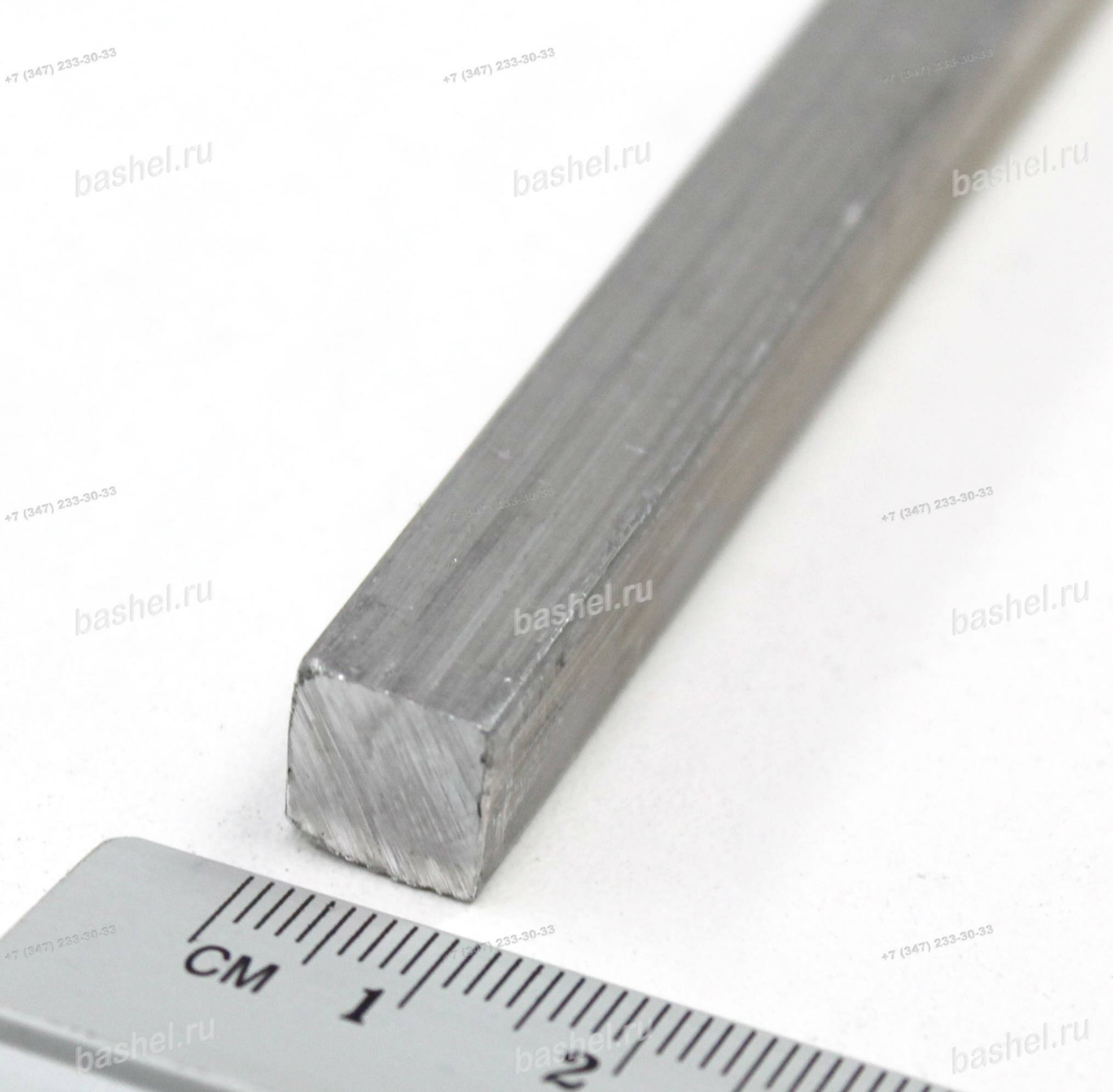 Дюраль брусок Д16т 10 х 10 х 1000 мм