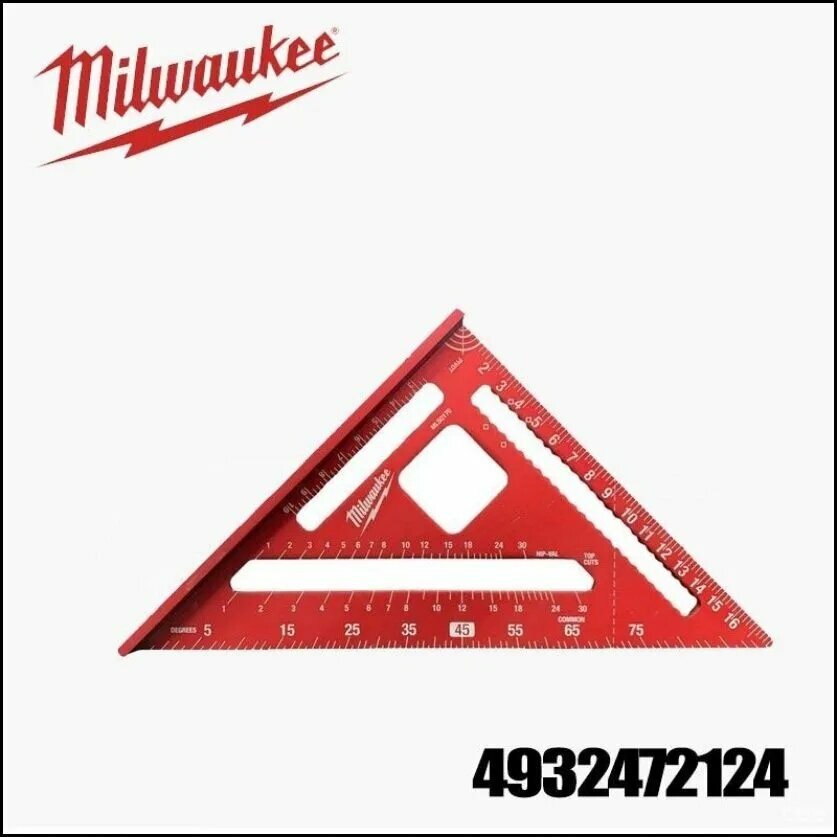 Метрический деревянный треугольник Milwaukee 4932472124 эксклюзивный