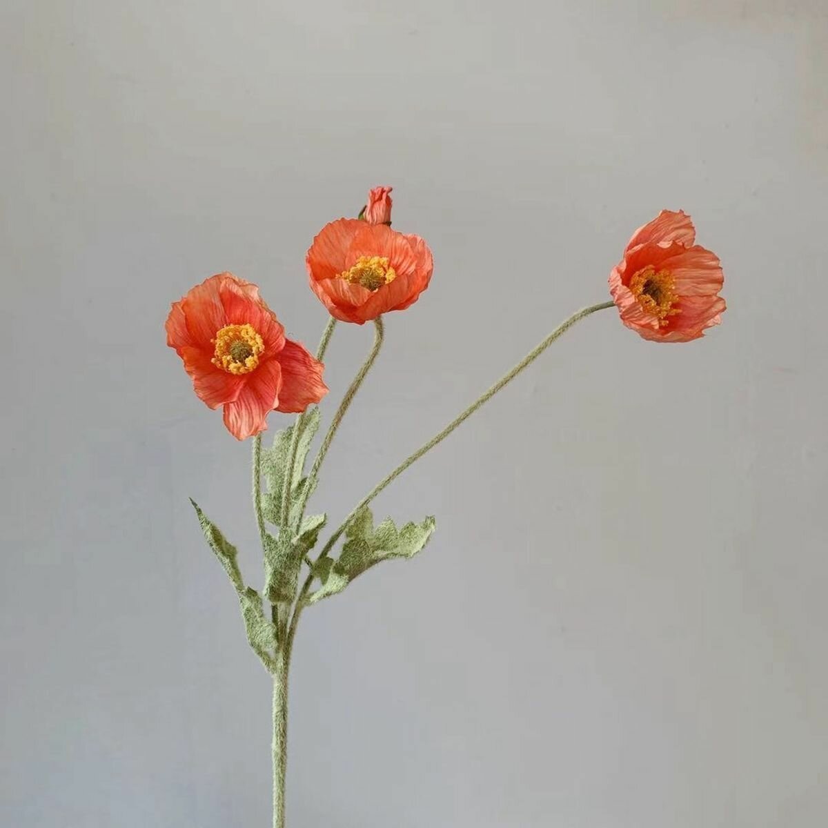 Поддельные Маки Цветы