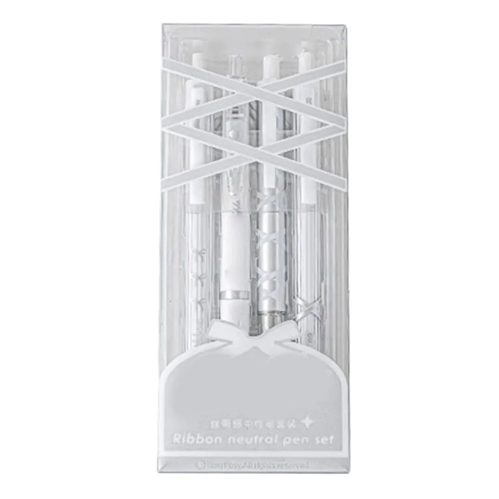 4 шт. Гелевые ручки с бантиками для балета 0.5 мм