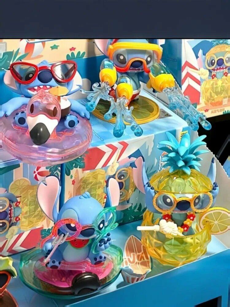 Стич случайный дизайн, милый персонаж Stitch, игрушка/аксессуар в случайном цвете или стиле — фото 1