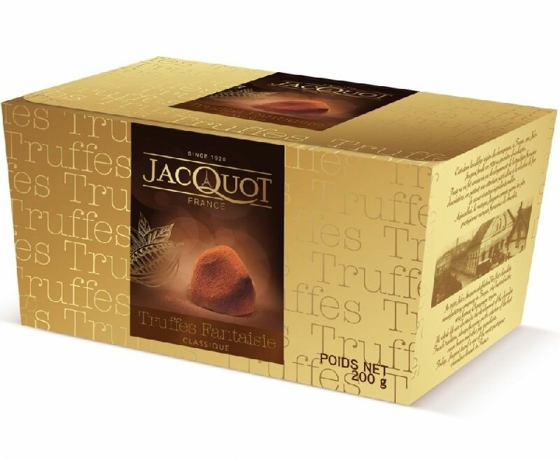 Трюфели JACQUOT классические "Фантазия" /картон/ 200г