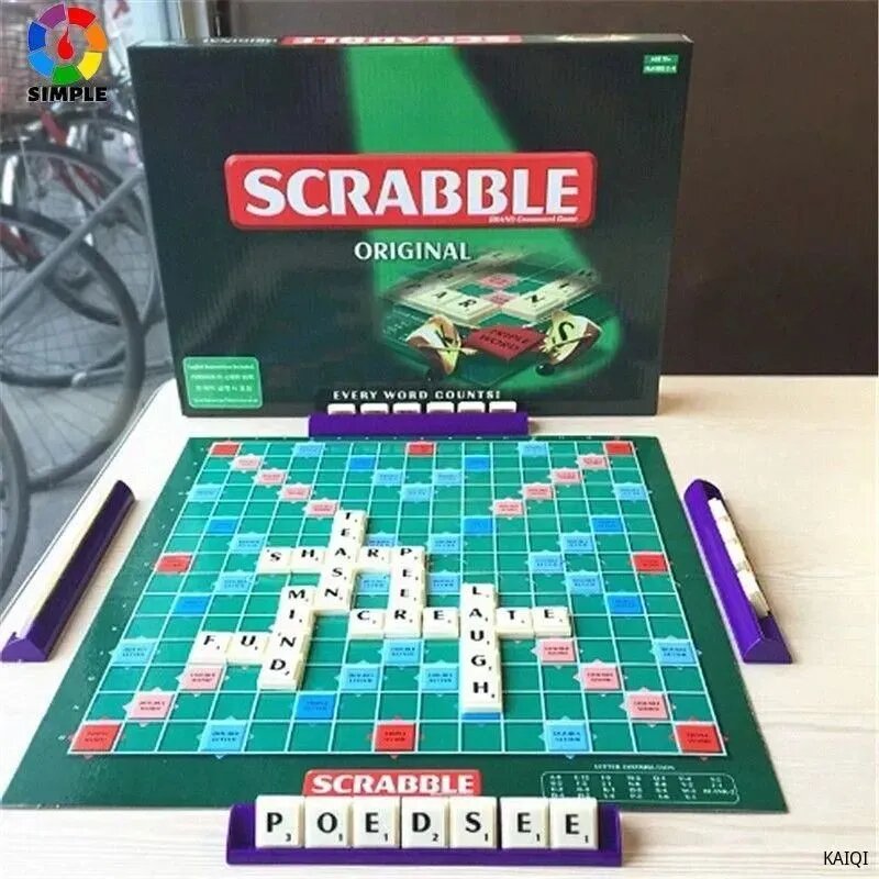 Scrabble English Crossword Puzzles Board Game настольная игра