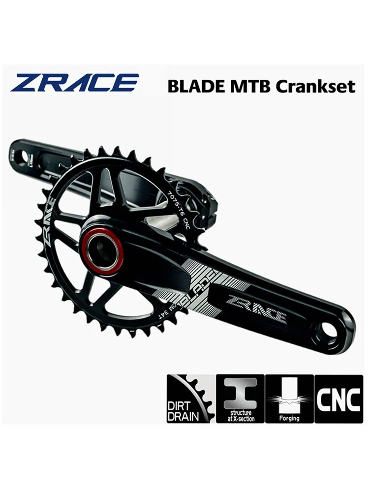 ZRACE BLADE 1x10 11 12 Скоростной шатун Eagle Tooth для MTB 170/175 мм, 175mm, 32 т, ББ92