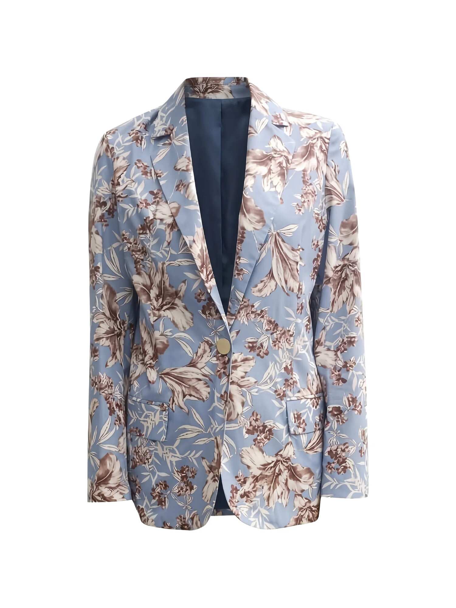 Куртка Floral single-breasted jacket