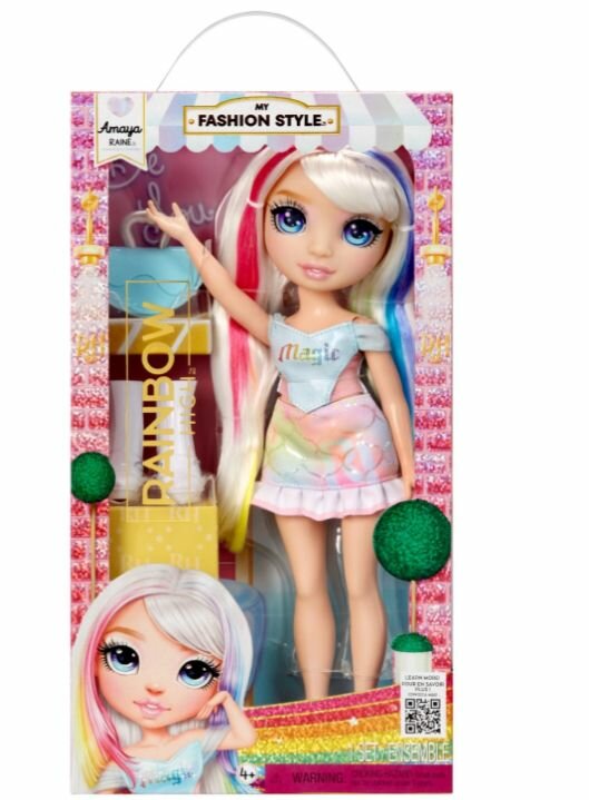 Рейнбоу Хай Кукла Фэшн стайл Амайа разноцетная с аксессуарами Rainbow High