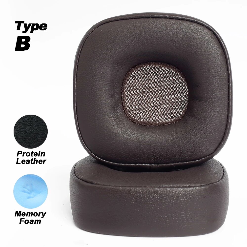 Амбушюры для наушников Marshall Major 3/4/5 OME OH MY EAR из протеиновой кожи B Brown