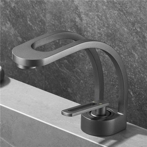 Креативная художественная цельномедная раковина для столешницы, умывальник, раковина для ванной комнаты, подача горячей и холодной воды, смеситель для раковины черного и золотого цвета.