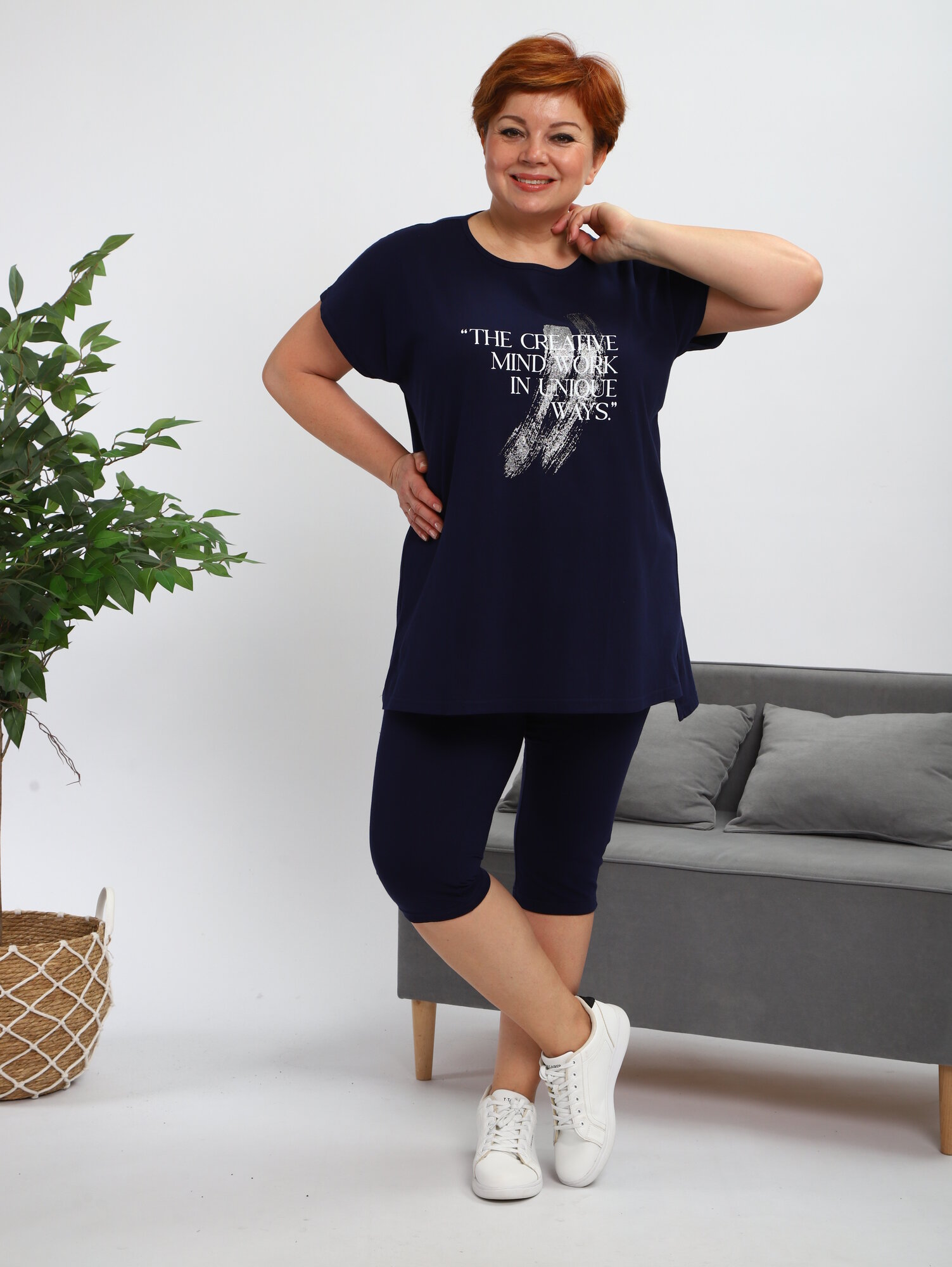 Комплект одежды домашний женский с бриджами