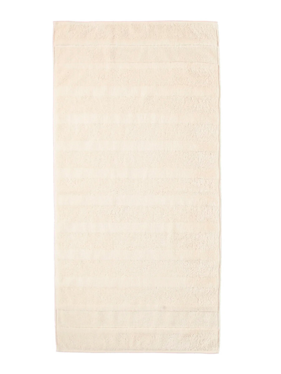 Полотенце махровое Cawo Noblesse 80x160см, цвет натуральный, плотность 550 г/м2, 100% хлопок