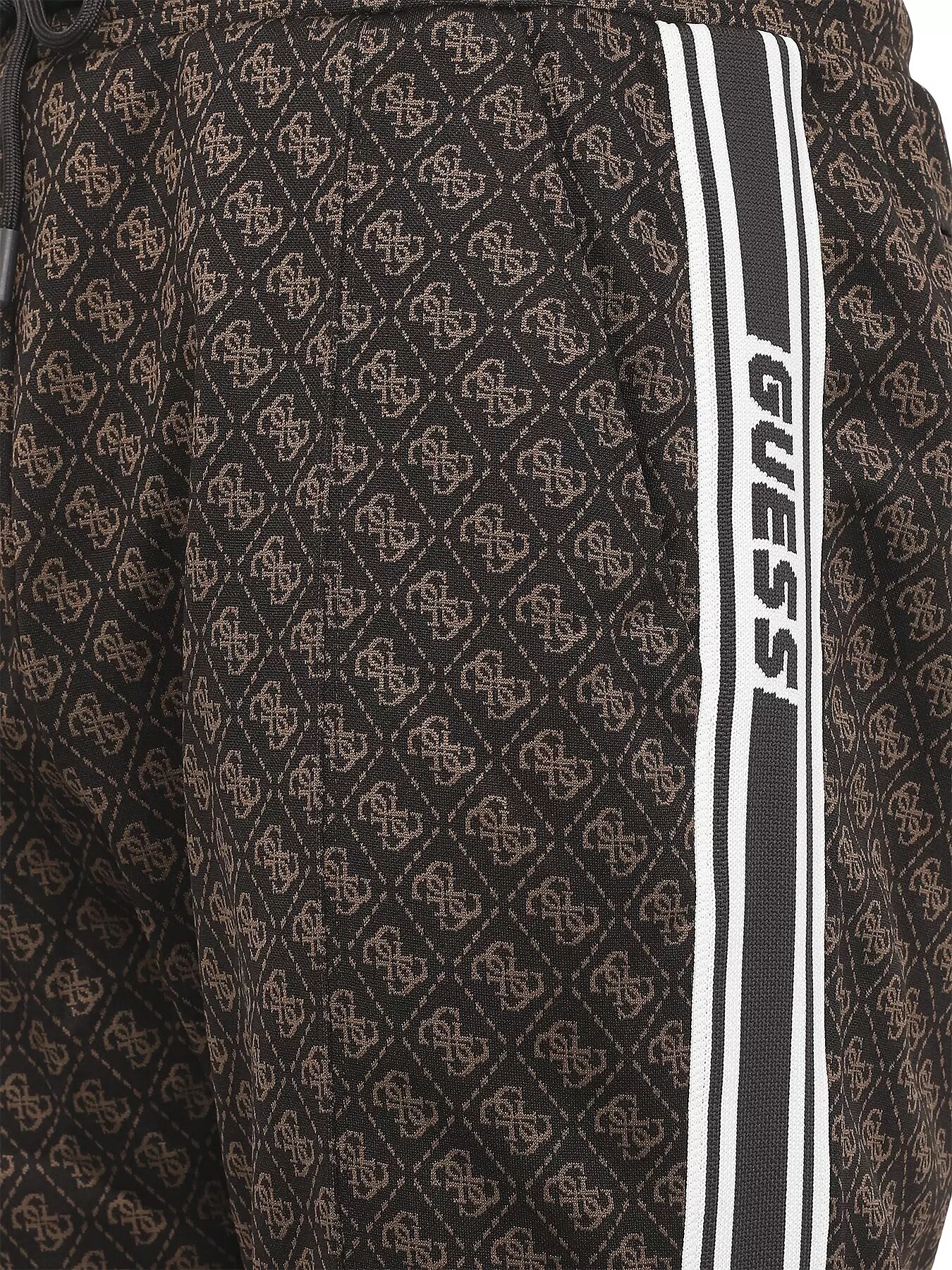Брюки спортивные GUESS, размер XL, коричневый — фото 1