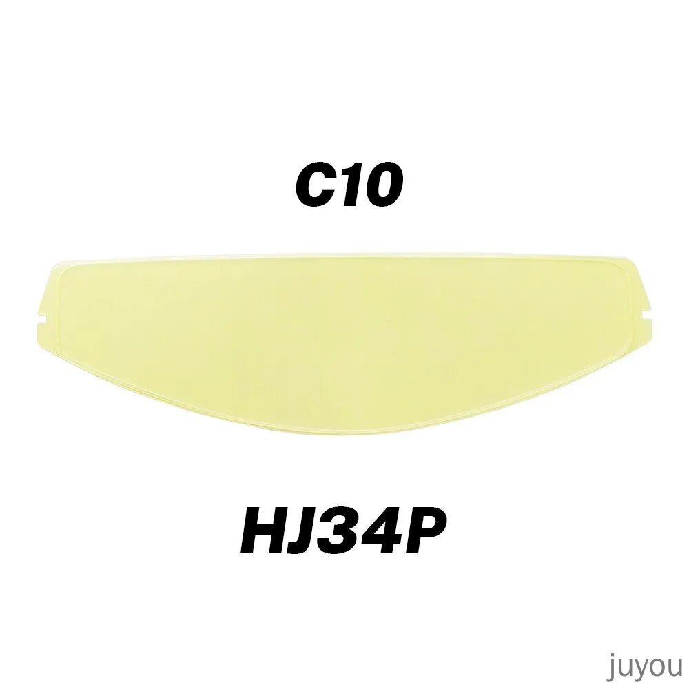 Запчасти для мотошлема HJC C10 HJ34P визор желтый универсальный