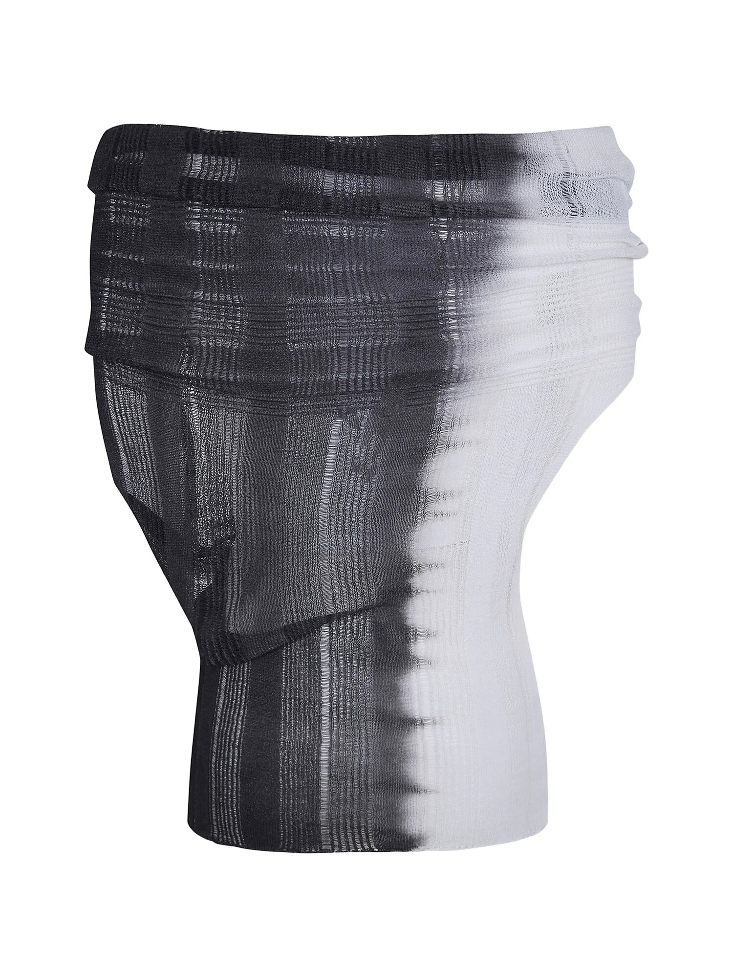 Топ PierAntonioGaspari Tie-dye top, размер 40, black/black — фото 1