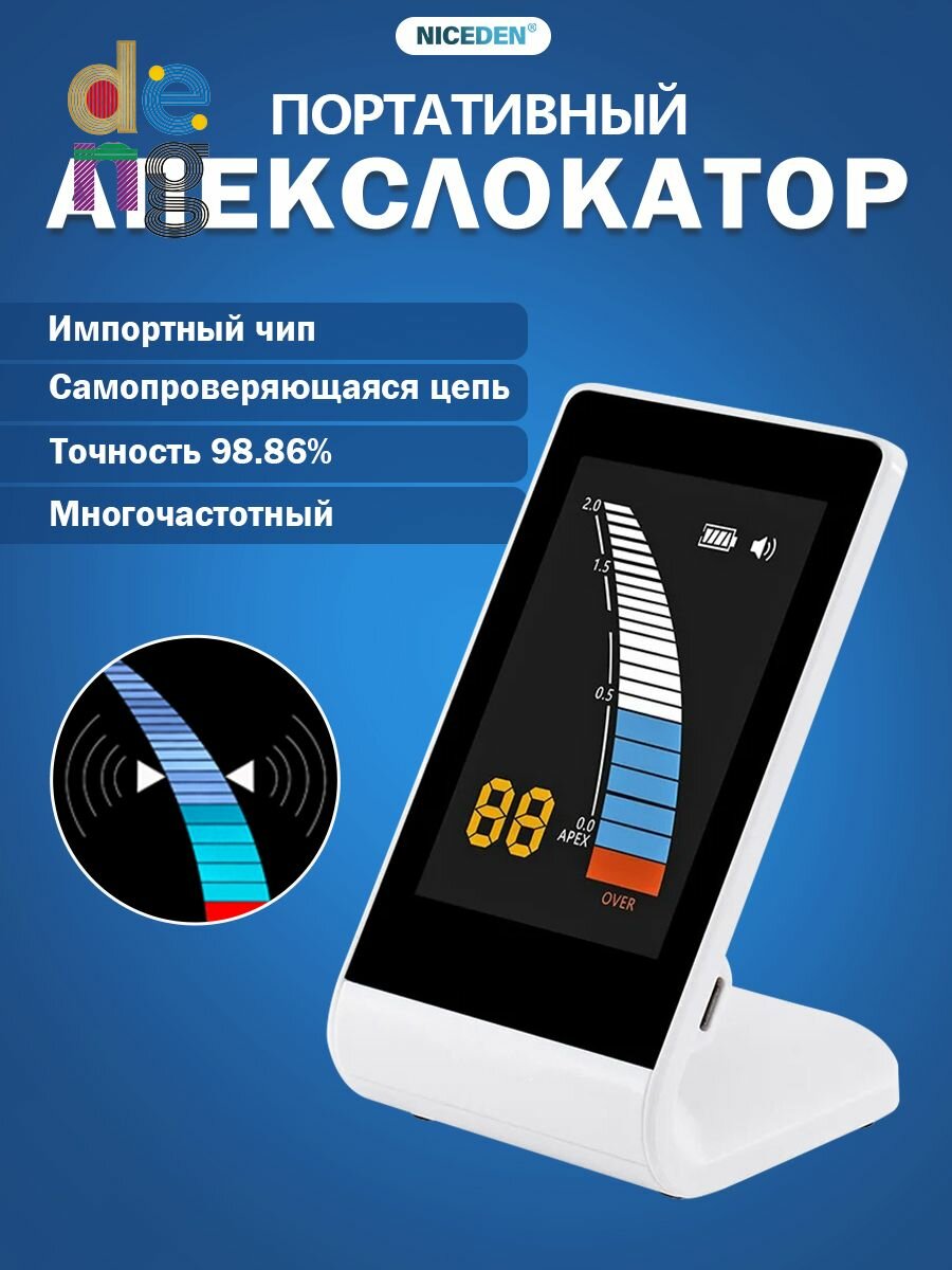 Niceden Мини стиль APEX LOCATOR Эндодонтический апикальный локатор LCD дисплей