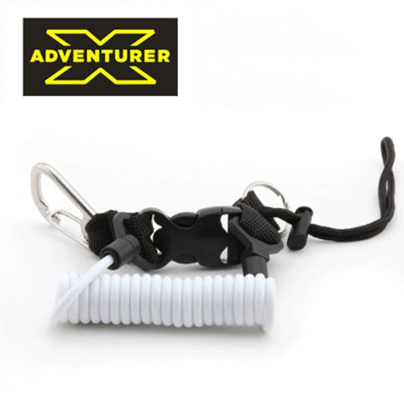 Страховочный шнур для камеры X-ADVENTURER, анти-потерянный, нержавеющая сталь, белый