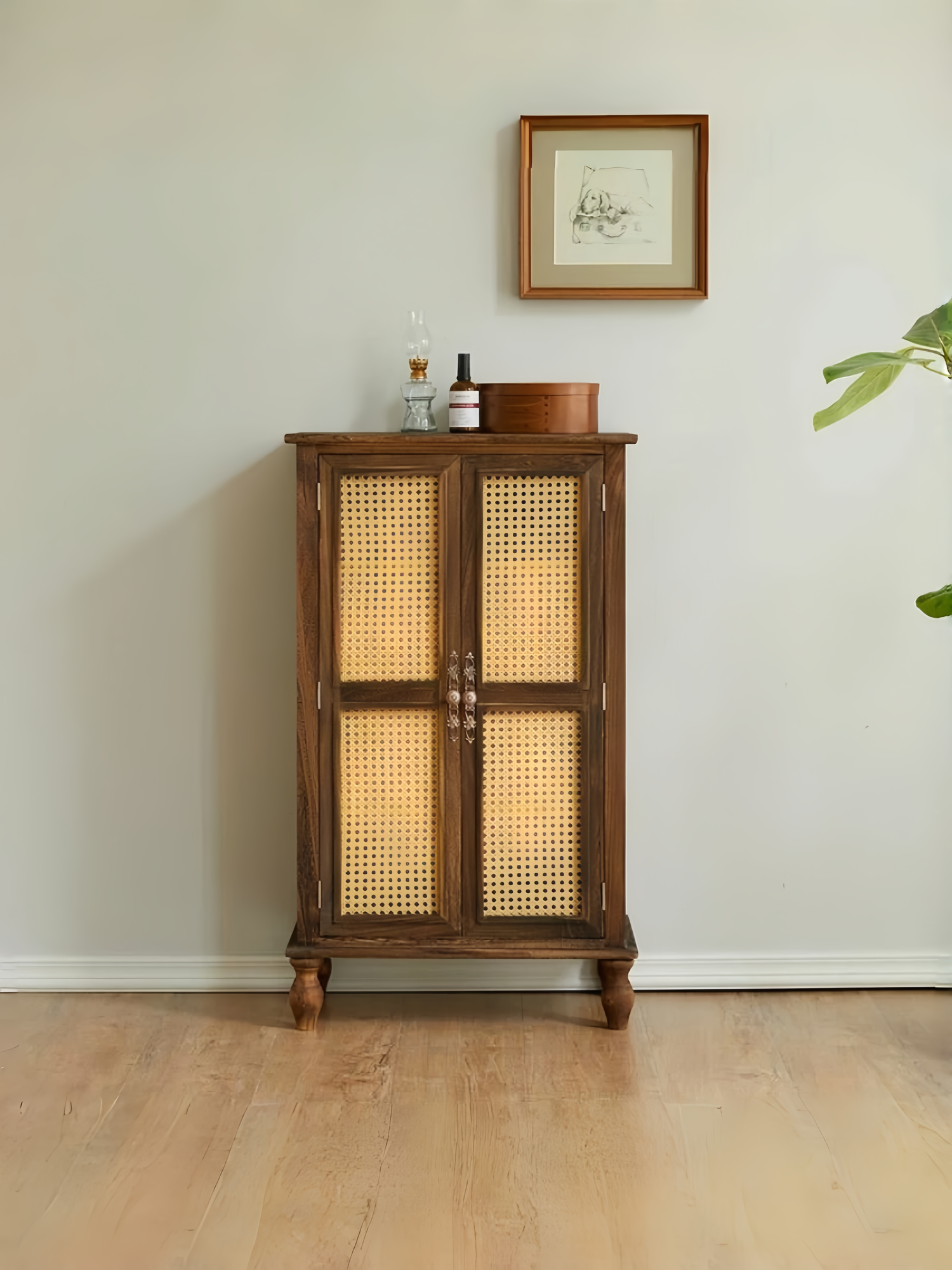 Буфет ASDF "В списках. Все, что я люблю!", минимализм, фурнитура из дерева