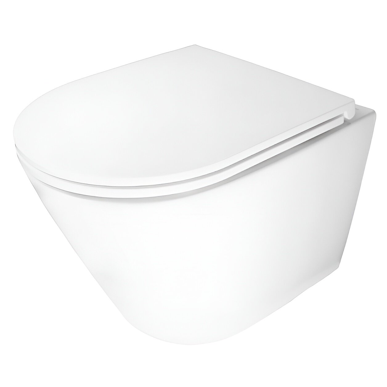 Подвесной унитаз Azario Bliss AZ-5179T-WHT