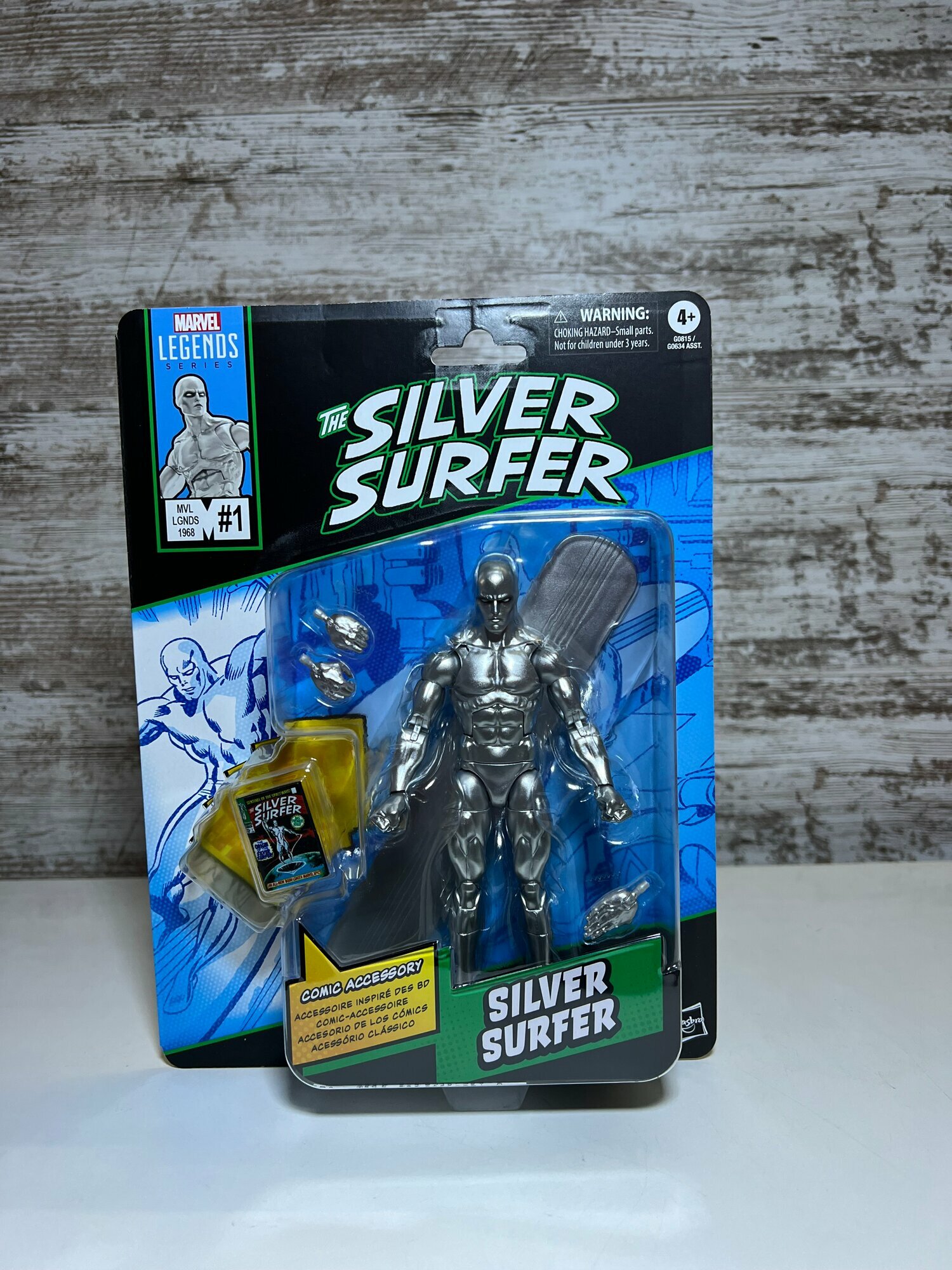 Фигурка Марвел Серебряный Сёрфер, Silver Surfer, Marvel Legends, 16 см от Hasbro