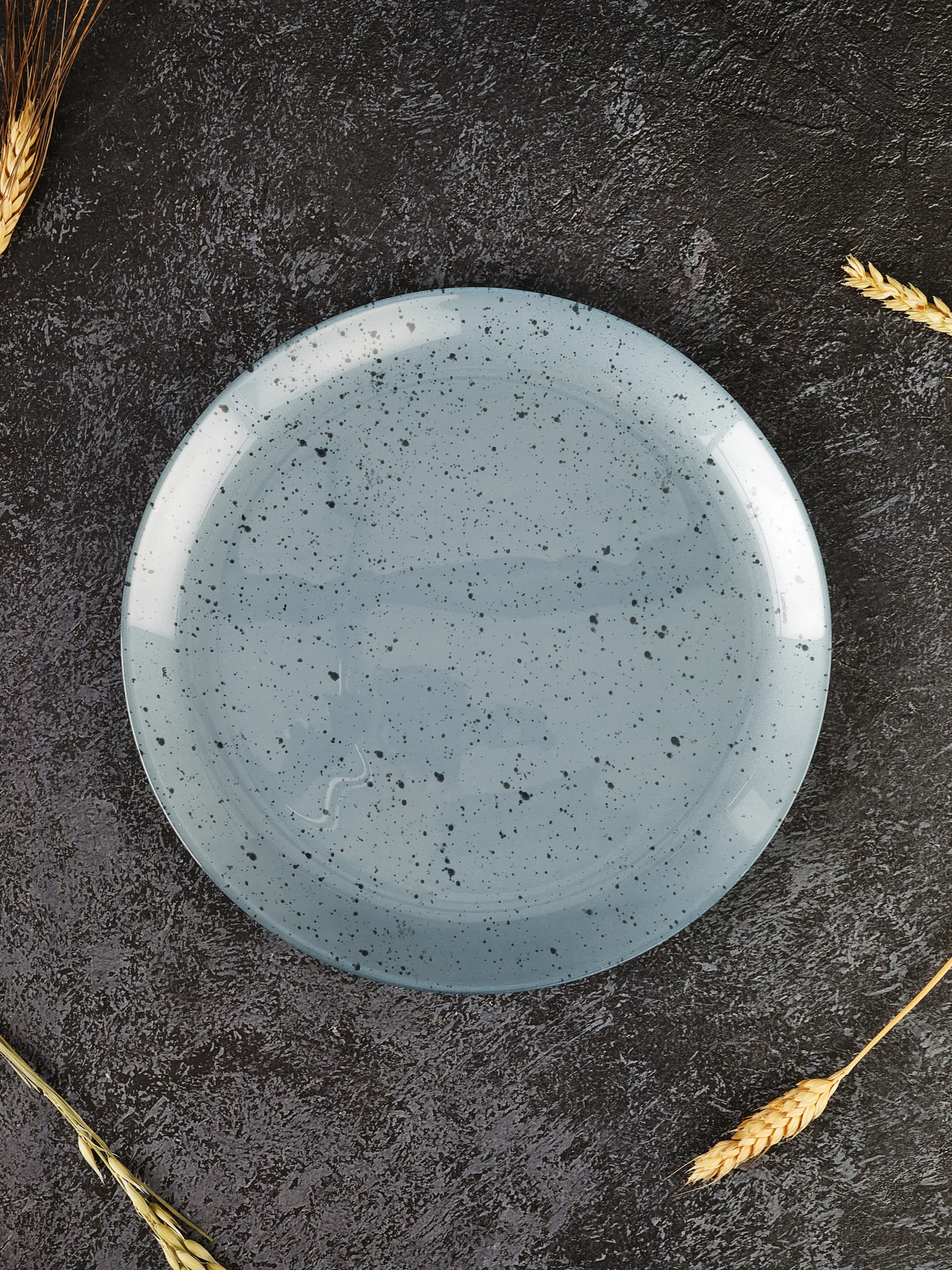 Тарелка обеденная LUMINARC "INGMAR BLUE" 26 см, стекло, для ПММ и СВЧ