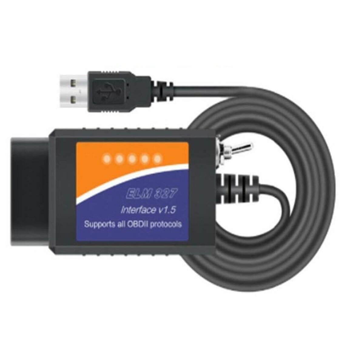 ELM327 OBD2 USB адаптер с переключателем MS-CAN/HS-CAN для Ford и Mazda, диагностика через FORScan/Elmconfig/FoCCCus