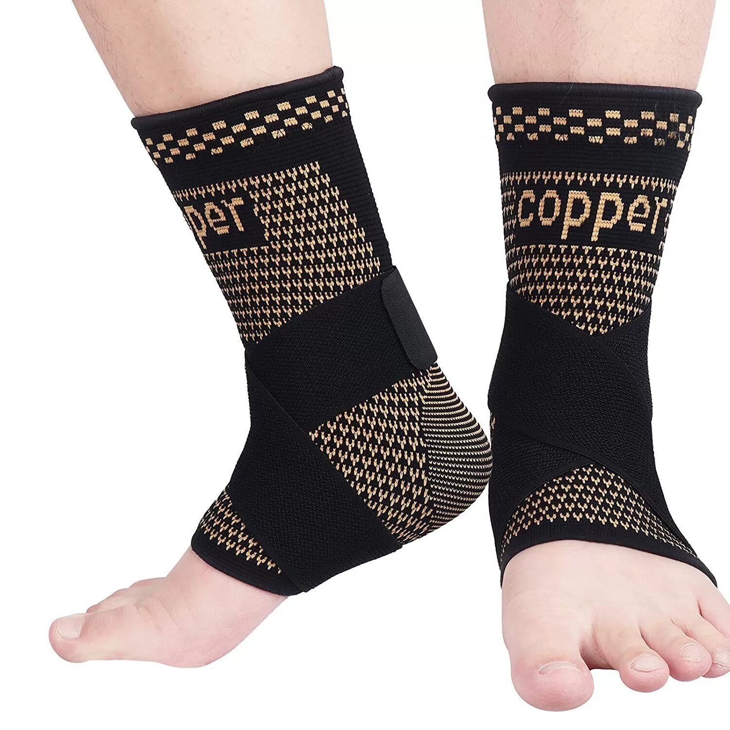 Спортивный наколенник с пружинной поддержкой, вязаный наколенник из медного волокна, спортивный наколенник для