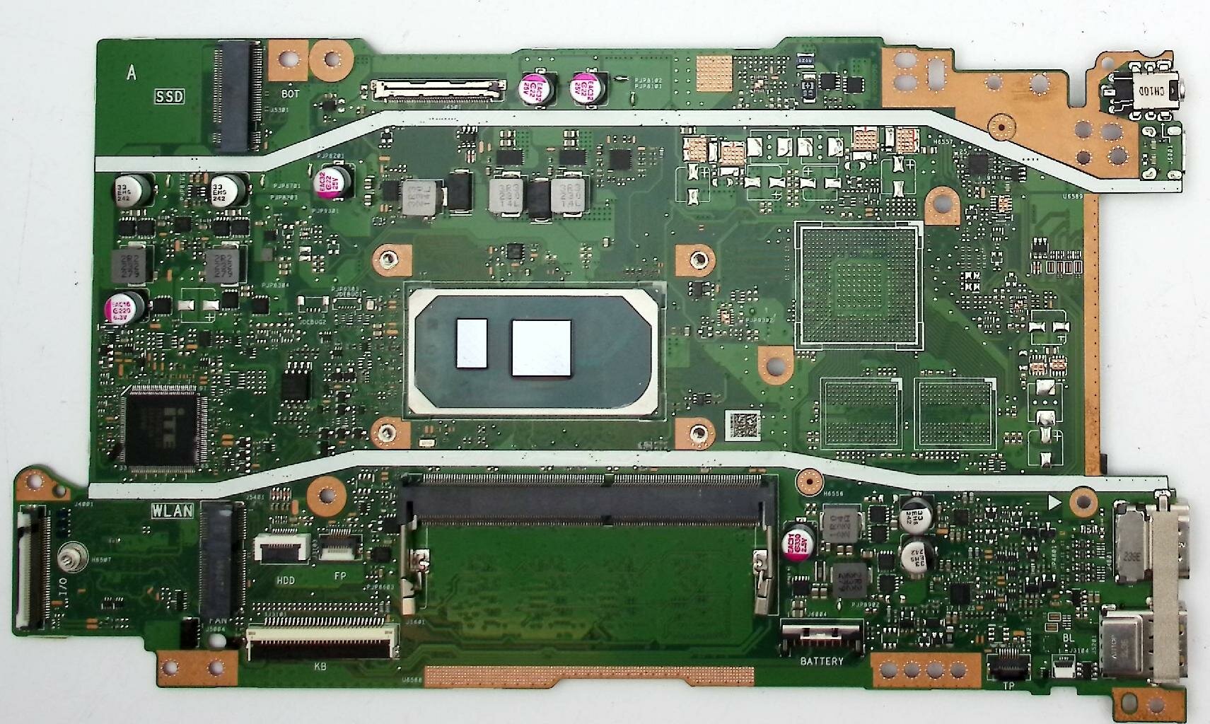 Материнская плата ASUS X515JAB донор процессора Intel Pentium 6805 (41860)