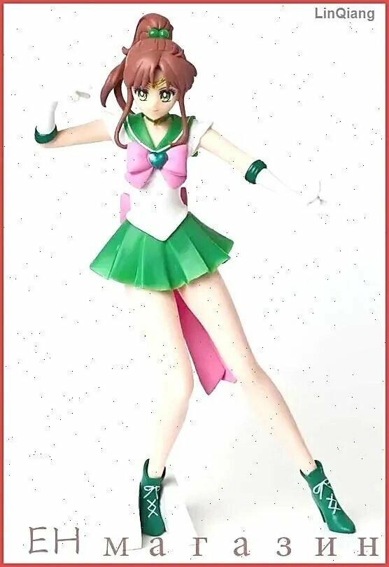 Фигурка Сейлор Мун Юпитер / Макото Кино / Sailor Moon (22см, пакет) M721