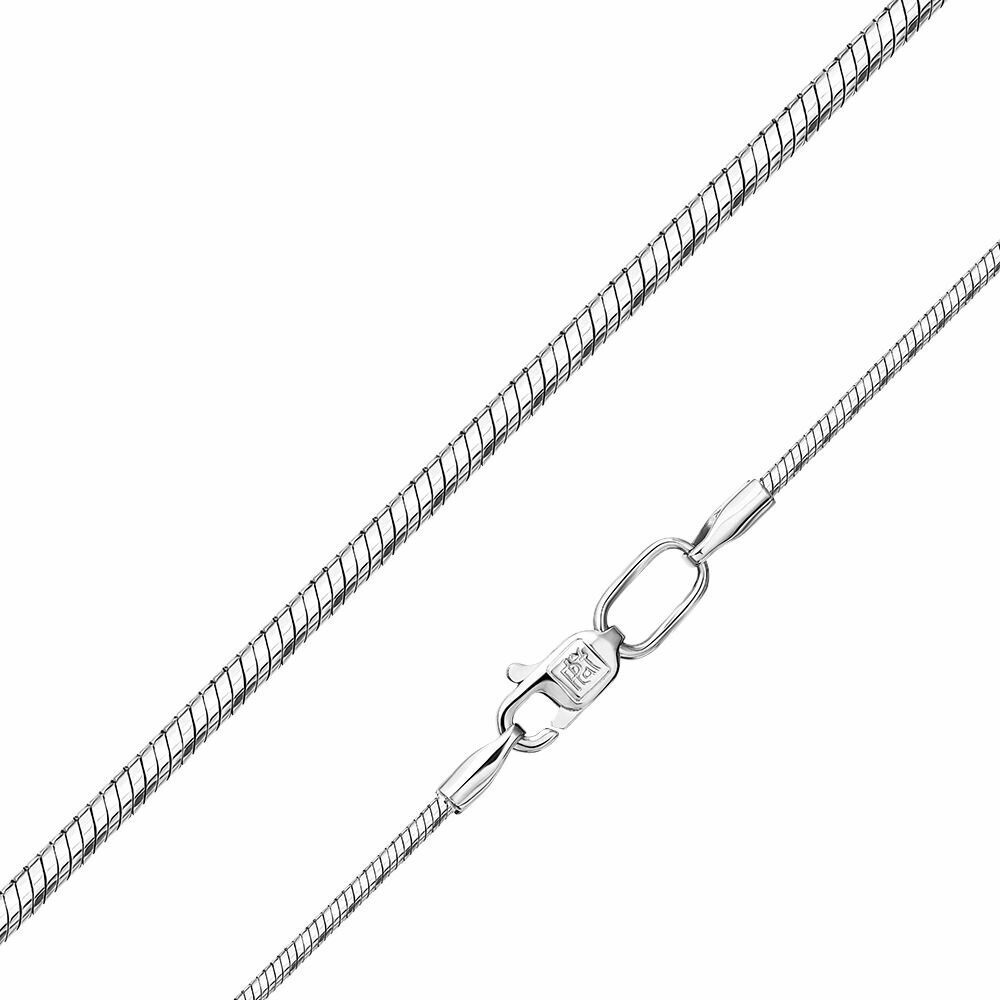 Цепь белое золото, 585 проба, родирование