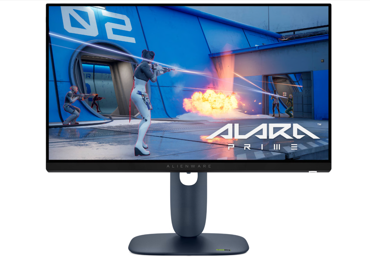 Монитор Dell 24,5" AW2525HM, 16:9, IPS, FHD, 1ms, 400cd, 320Hz, HDMI, DP, USB, HAS