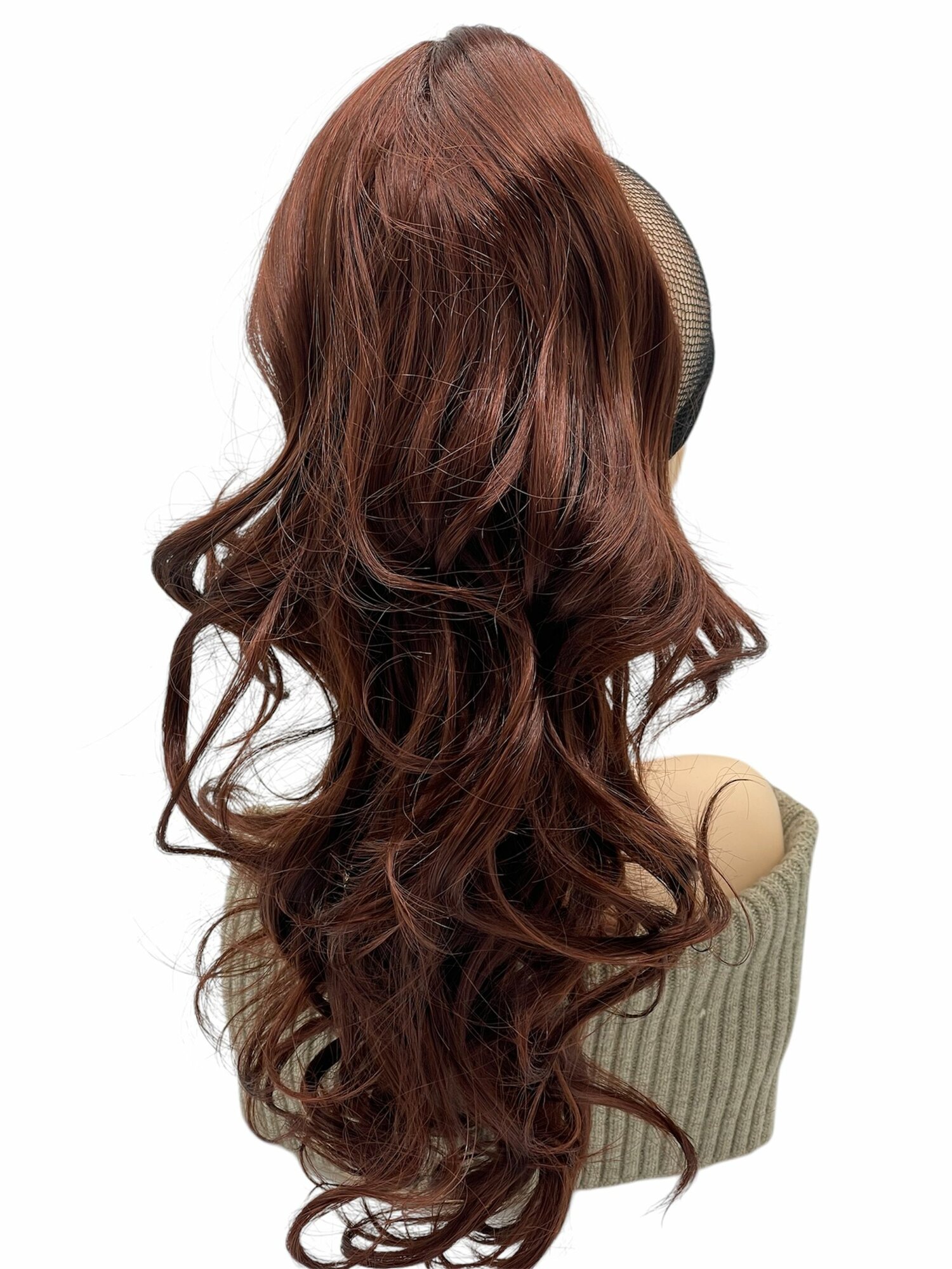 Шиньон Best Wigs, волнистый, искусственный, крепление заколка-краб, длина 45 см