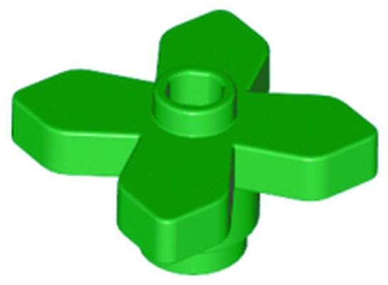 Деталь Lego 4727 Plant Flower 2 x 2 Leaves - Angular