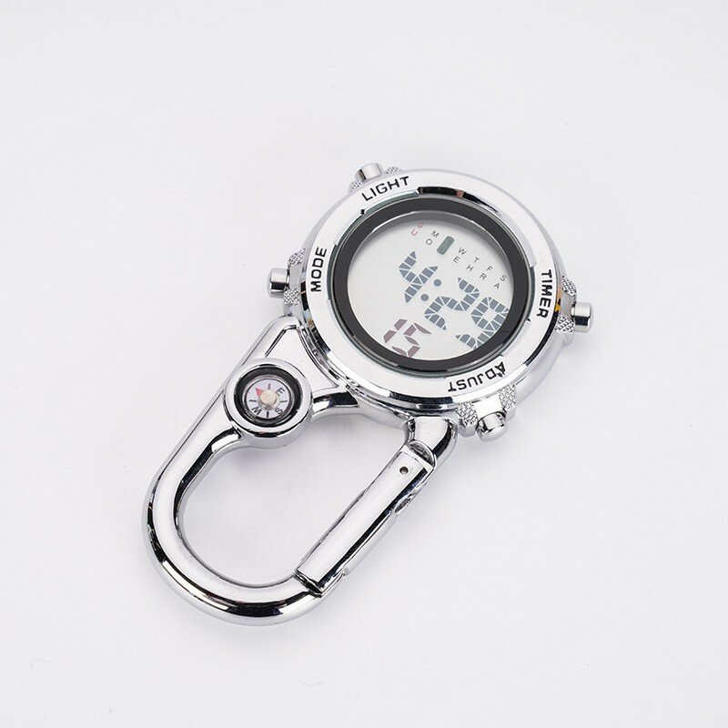 Наручные часы King Kong для альпинизма, многофункциональные часы с крючком, повседневный спортивный стиль, металлические электронные часы для активного отдыха с различными характеристиками.