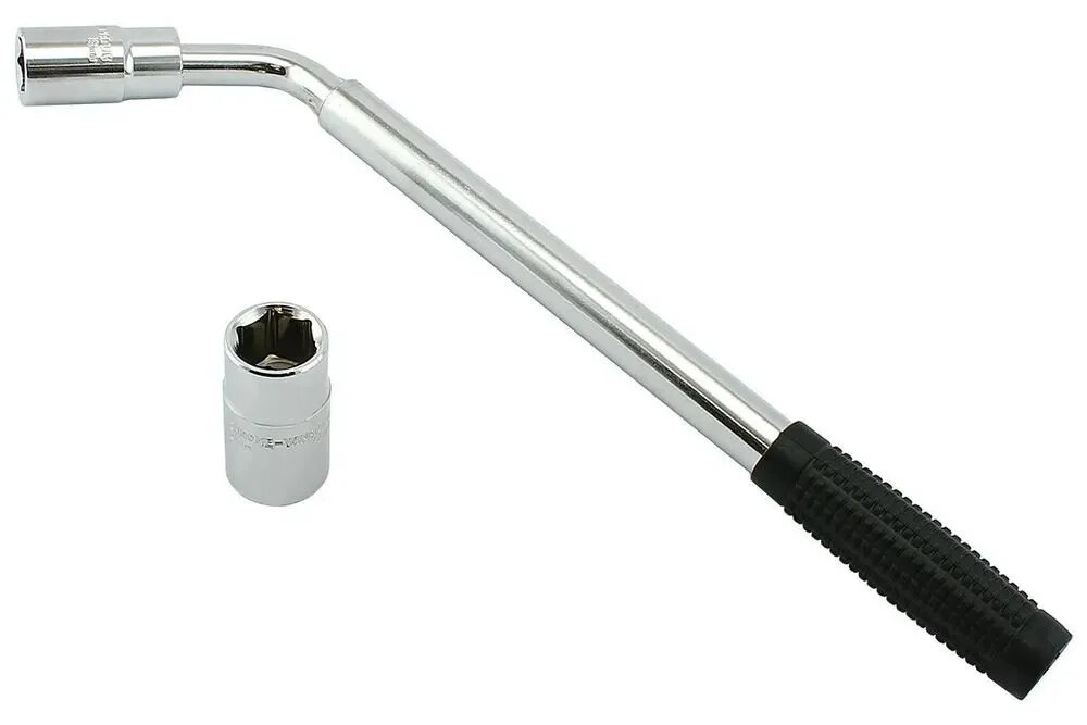 Ключ баллонный телескопический L380-500мм, головки17х19мм 21х23мм, чехол для хранения