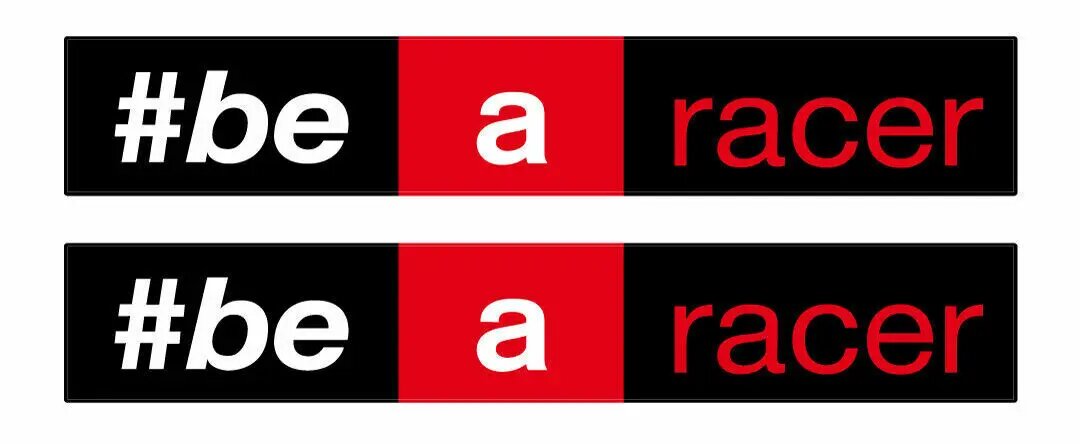 Наклейки "Be A Racer" для мото Aprilia