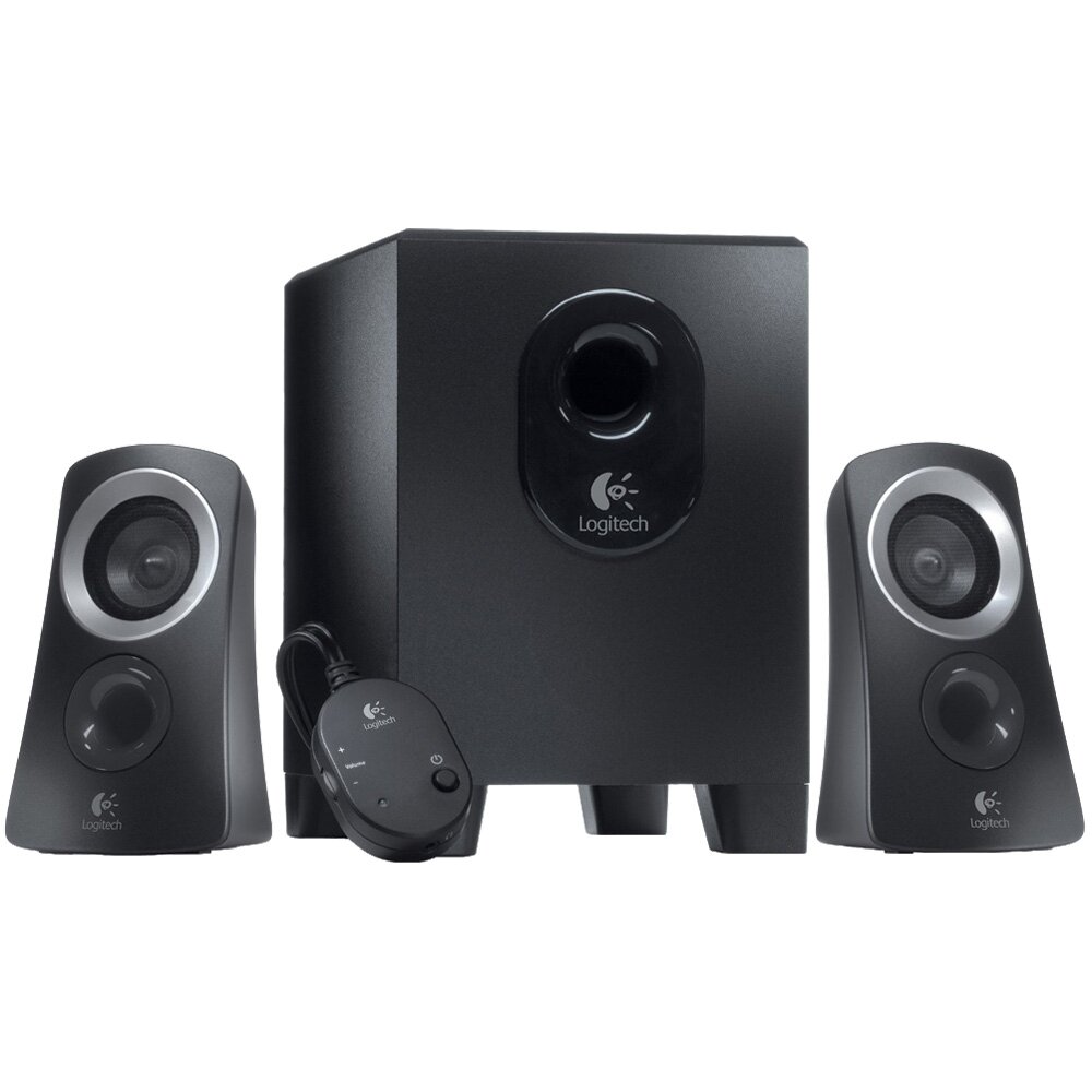 Акустическая система 2.1 Logitech Z313, 25Вт, 48Гц - 20КГц, фронтальные колонки 10Вт, сабвуфер