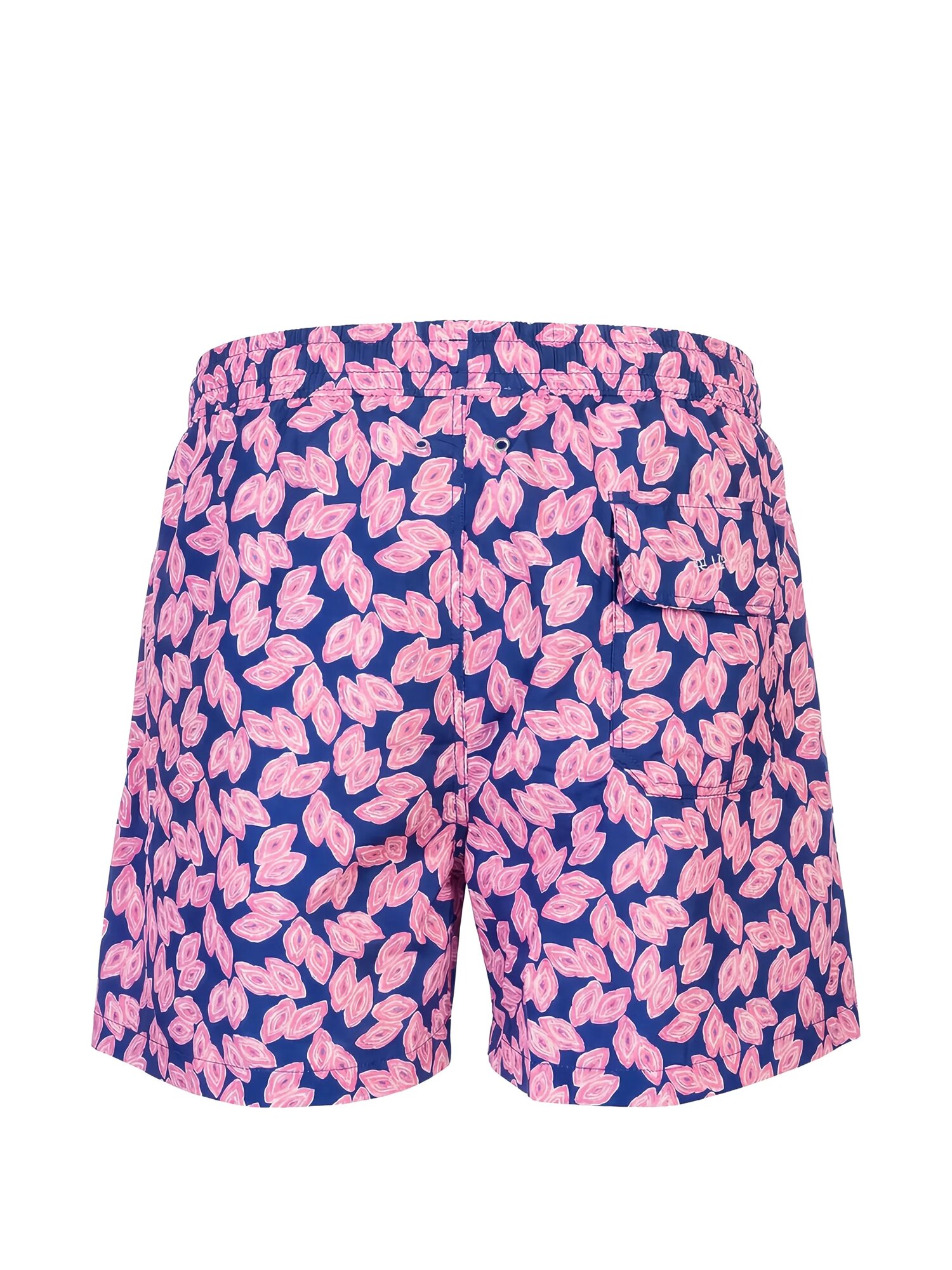 Шорты для плавания Kiton Geometric-print drawstring swim shorts, размер 50, blue — фото 1