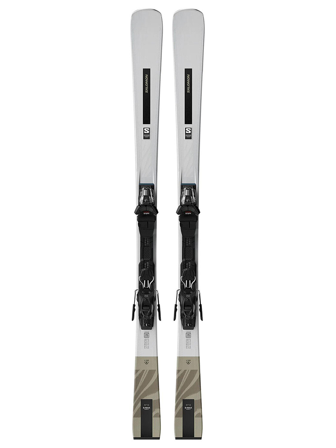Горные лыжи с креплениями Salomon S/Max №10 Silver + M10 GW 25/26 , для женщин , Белый