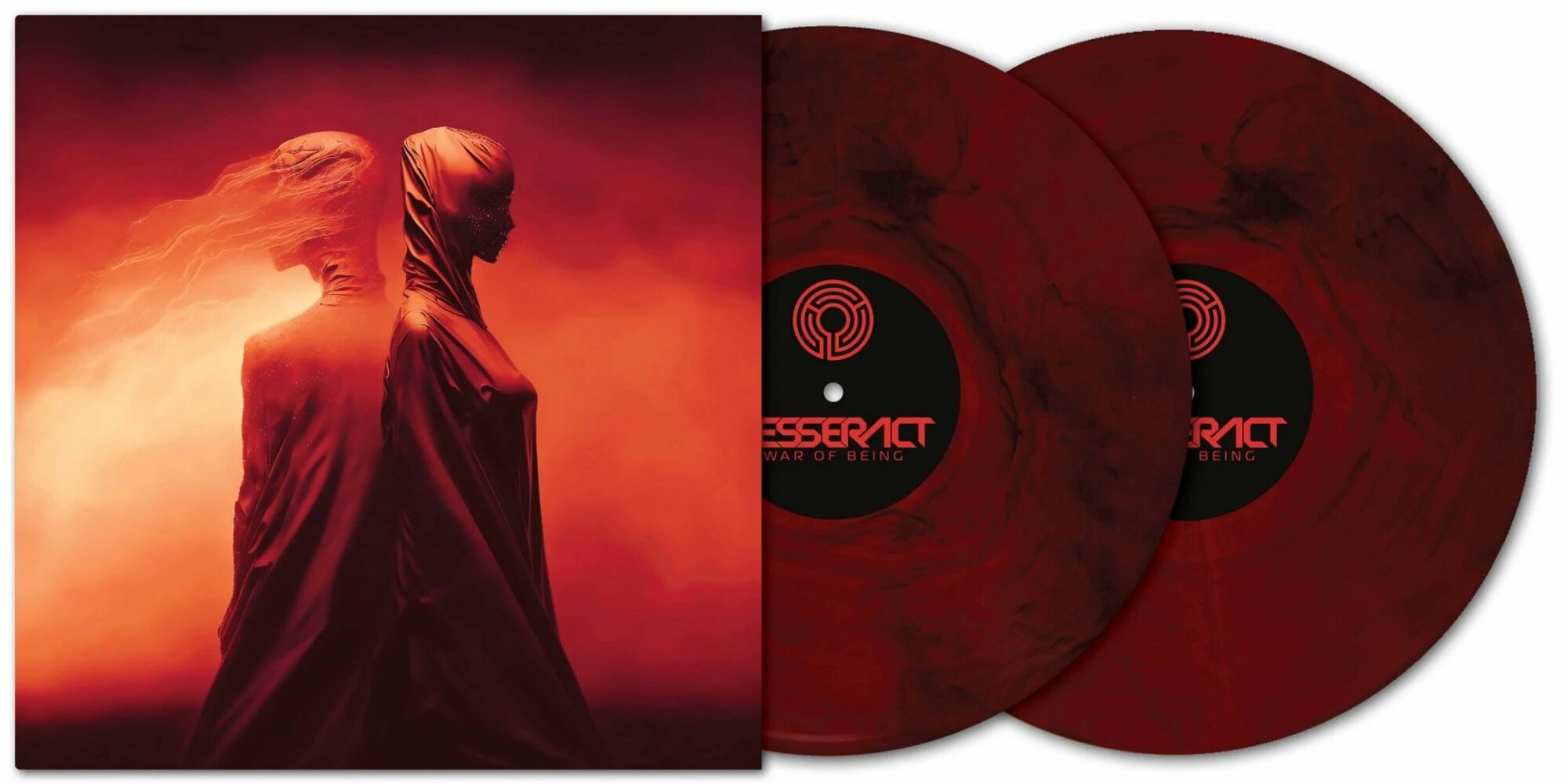 Виниловая пластинка Tesseract - War Of Being (2LP, Красно-черный мраморный винил) Limited, 2025