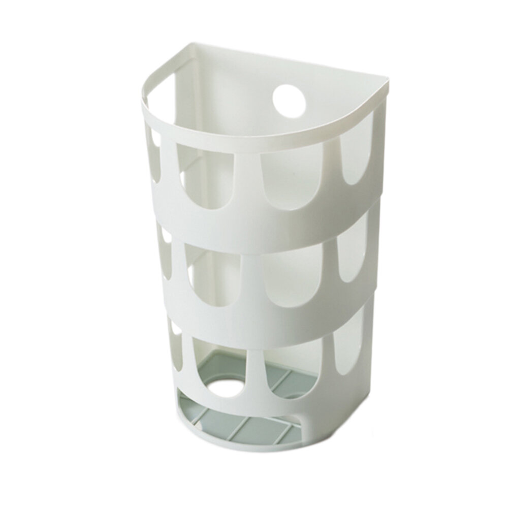 Органайзер Для Пакетов Навесной Из Пластика Синий Металлик Для Хранения Мусора 1 Шт