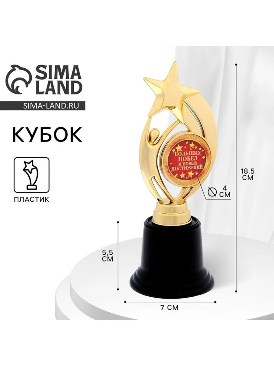 Премиальный наградной кубок-звезда