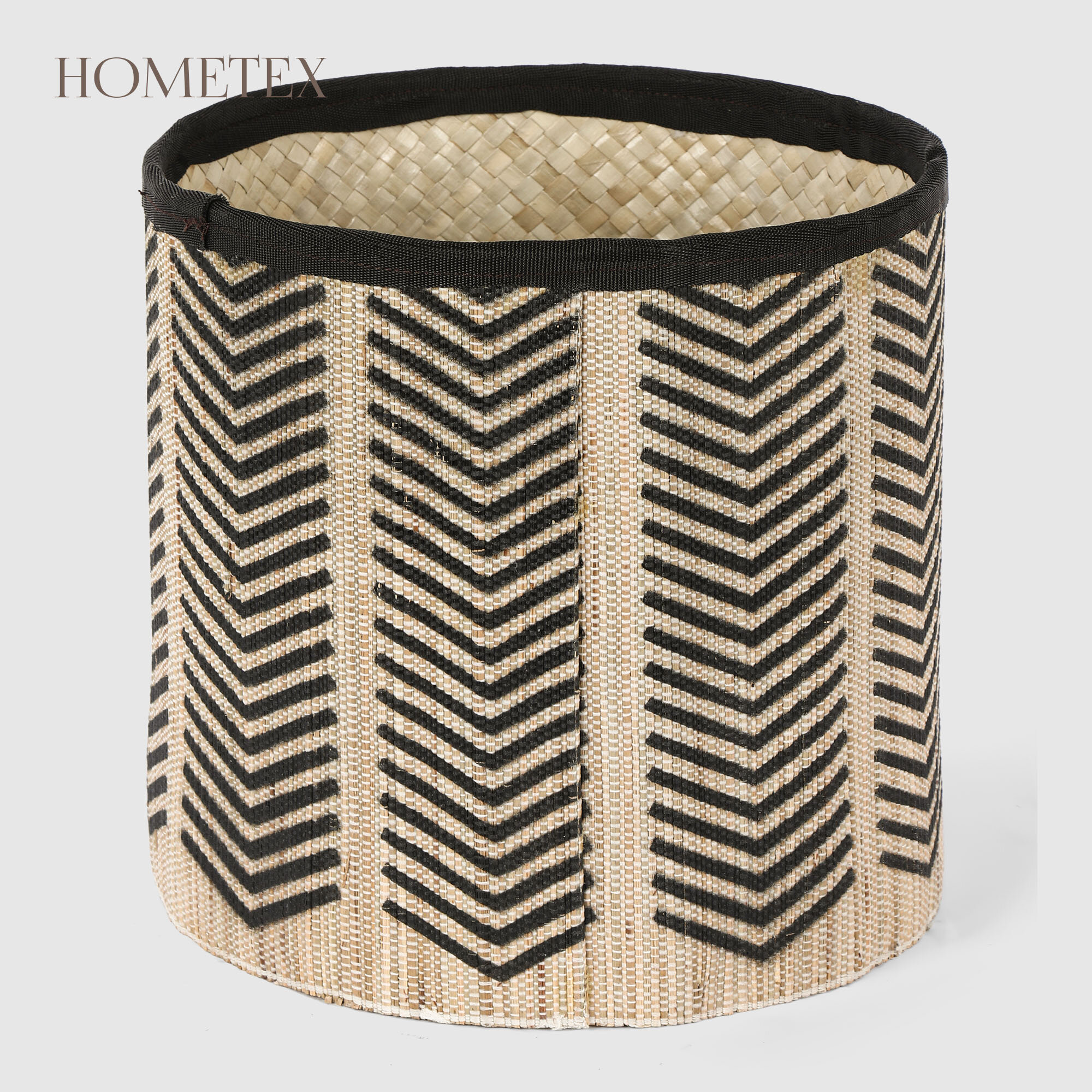 Корзина для хранения Hometex Natural pandan с узором размер M