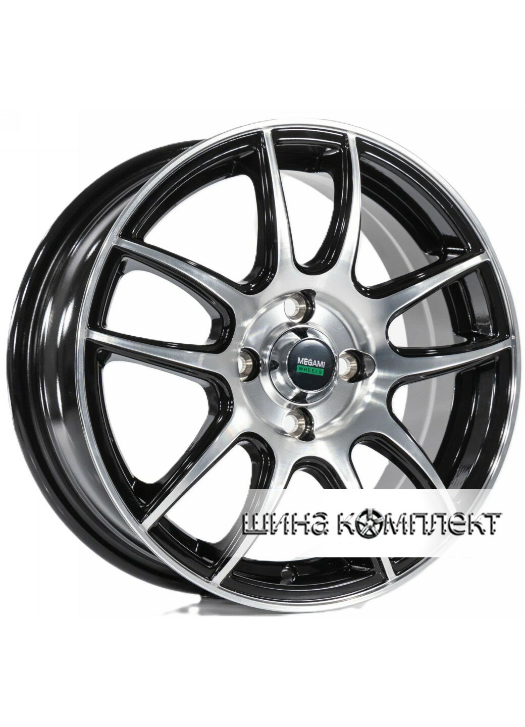 Колесный диск Megami MGM-36 6x15 4x108 ET27 65,1 BKF литой для автомобиля