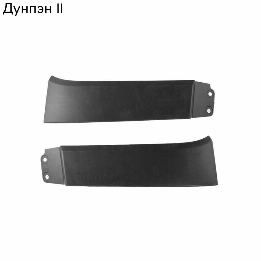 Накладки на фары для Toyota Tundra/Sequoia 2007-2013 — вставки в передний бампер лев.+прав, черные ABS компл. 2 шт