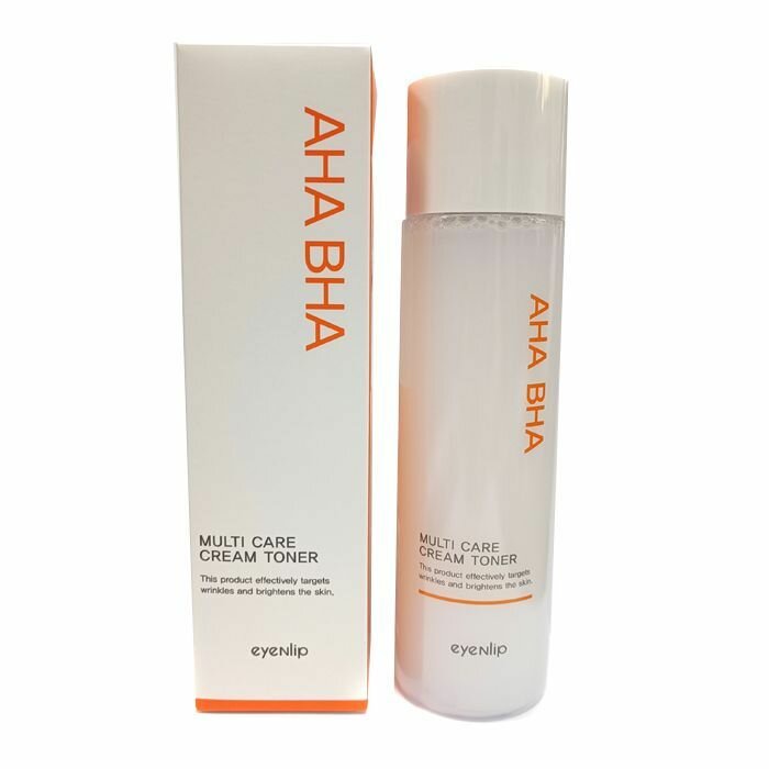 Eyenlip Многофункциональный крем-тоник с AHA и BHA кислотами 200 мл AHA & BHA Multi Care Cream & Toner