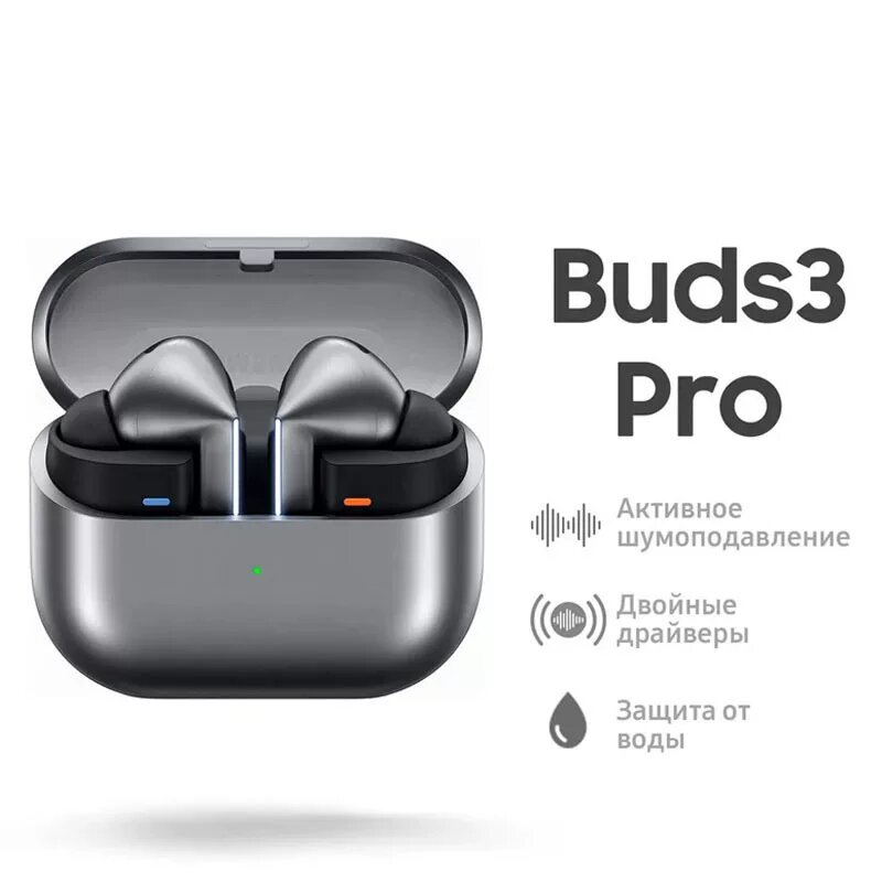 Buds3Pro беспроводные наушники Bluetooth с водонепроницаемостью, шумоподавлением ANC, вкладышами для спорта - Black
