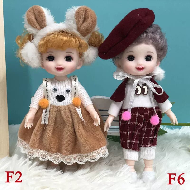 17 см куклы Batong Lebi F2 и F6 с комплектом одежды, принцесса, коллекционная игрушка для девочек