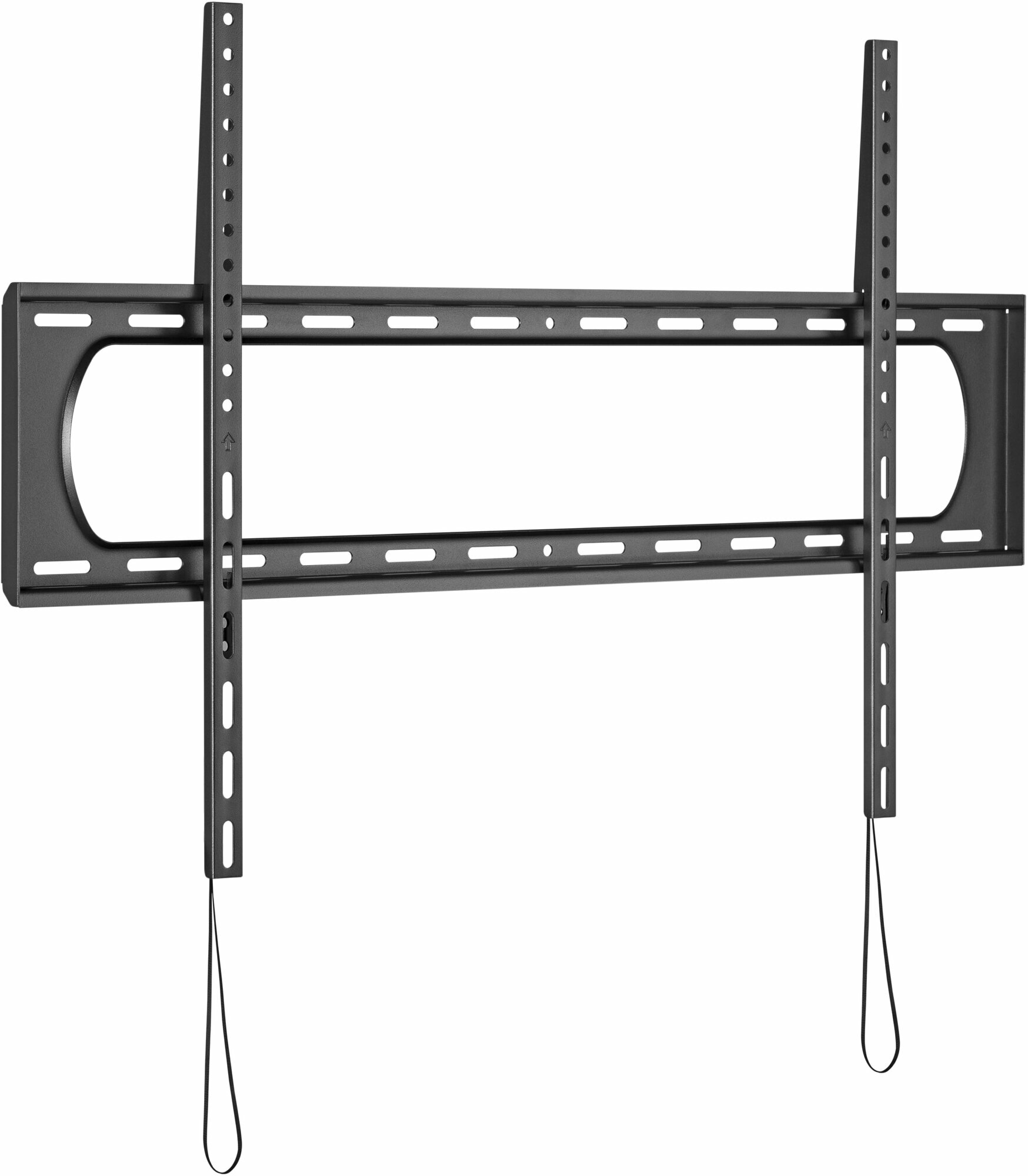 Кронштейн для телевизора Ultramounts UM825F черный 60"-120" макс.120кг настенный фиксированный