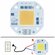 LED COB чип 50W Warm White 220V