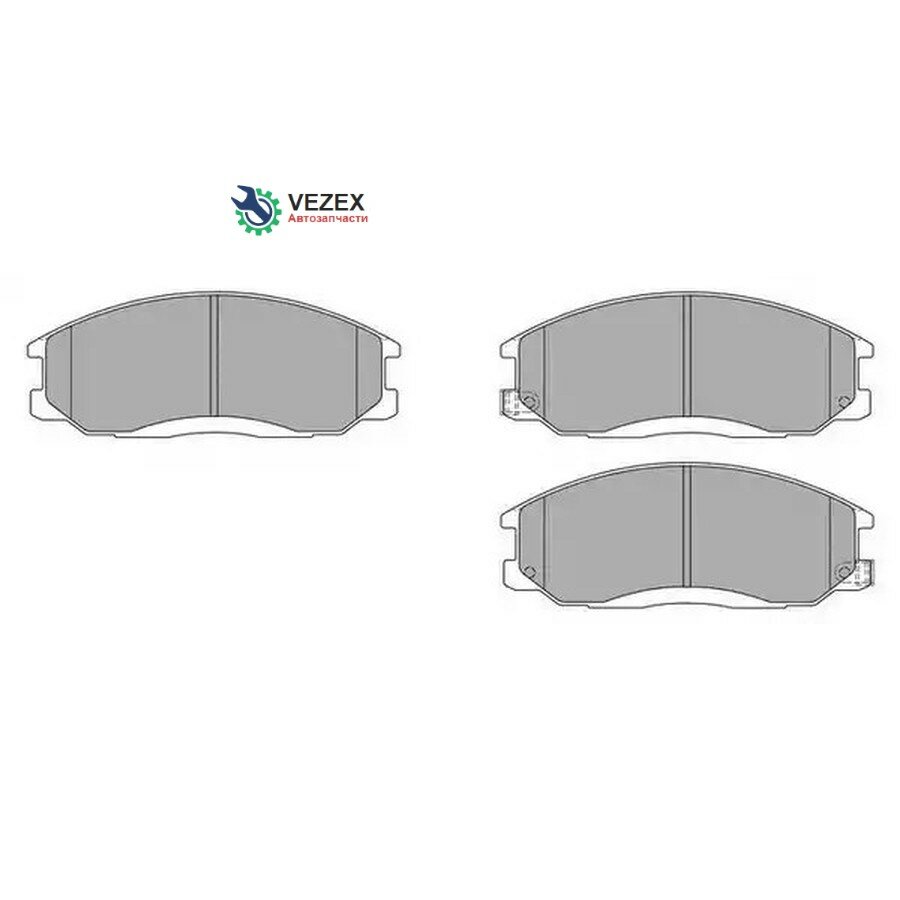 FREMAX FBP1614 колодки дисковые передние!\ Hyundai Santa Fe 2.4-2.0CDi 01>