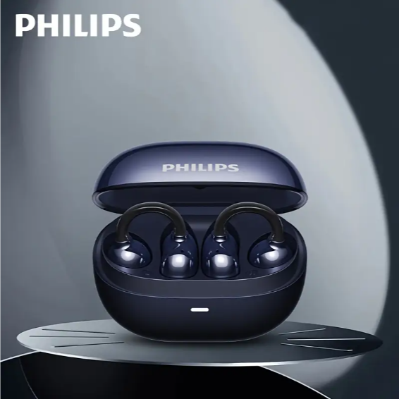 Беспроводные наушники Philips TAT3469, технология направленного звука DT6.0, Bluetooth 5.4, 38 часов работы, IPX5, AI-шумоподавление, Синий